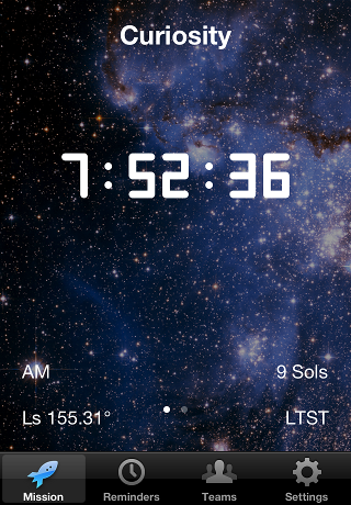 Mars Mission Clock by Tree Frog Software