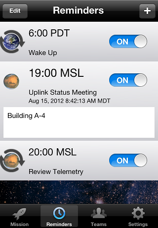 Mars Mission Clock by Tree Frog Software